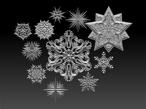 Stl File Star Snowflake 3d Print Model・3d Printable Model To Download・cults