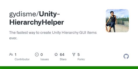 Github Gydismeunity Hierarchyhelper The Fastest Way To Create Unity