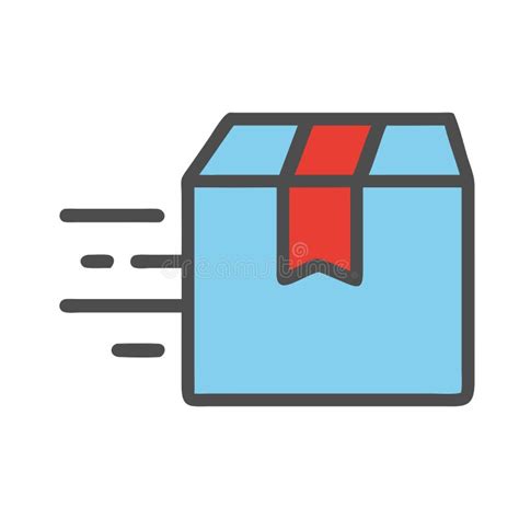 Special Delivery Parcel Box Stock Vector Illustration Of Efficiency