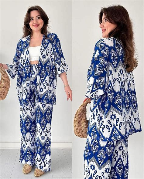 Chic Ikat Print 2 Piece Set Stylish Co Ord Set Urban Poshaak