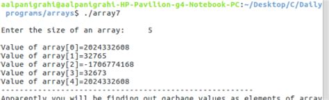 Aashishium — A Small Experimentation With Array Initialization