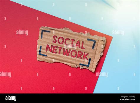 Inspiration Showing Sign Social Network Internet Concept A Framework Of Individual Linked By