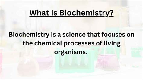 Introduction To Biochemistry Overview Scope And Applications