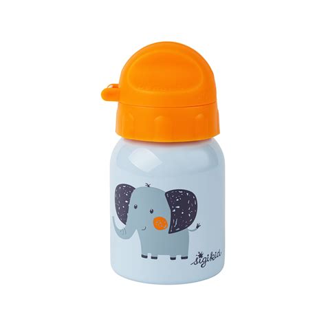 Edelstahl Kinder Trinkflasche Elefant 250ml