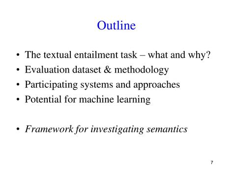 Ppt The Pascal Recognizing Textual Entailment Challenges Rte 1 2 3 Powerpoint Presentation