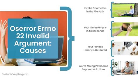 Oserror Errno 22 Invalid Argument Fixing It In Python Position Is Everything