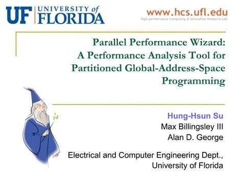 ppt parallel performance wizard a performance analysis tool for
