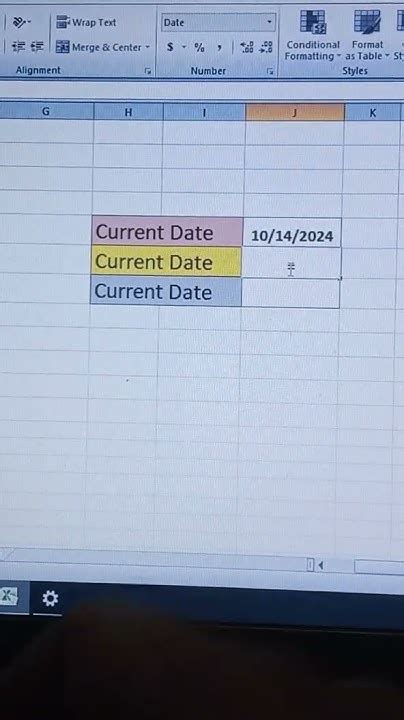 Current Date Insert Multiple Trick In Excel Shortvideo Excel