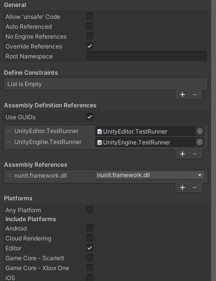 Unity Test Framework Documentation Unity Engine Unity Discussions