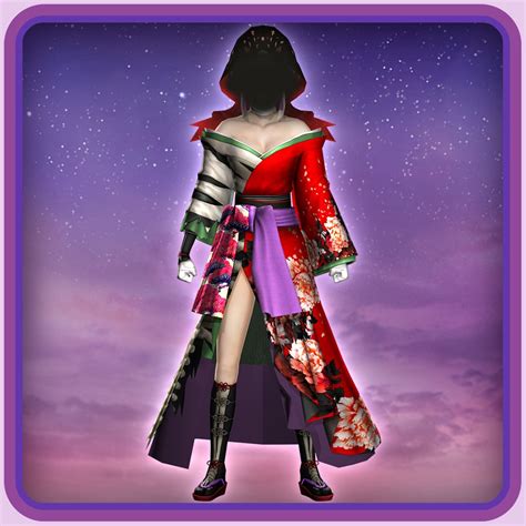 追加編輯組件女性 防具 獄女套裝 中文版