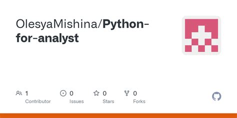 GitHub OlesyaMishina Python For Analyst