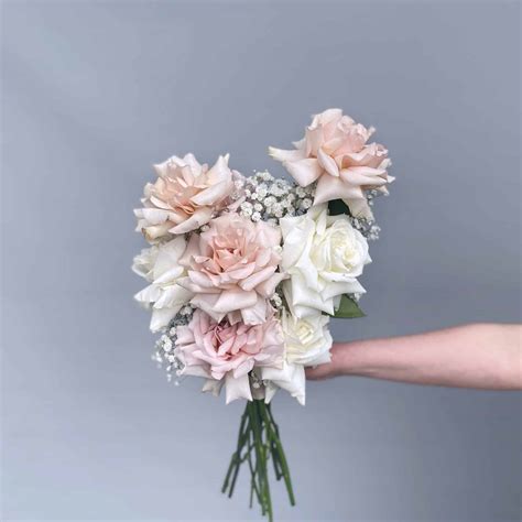 Rose White And Pink Mrs Florist Wedding Flower Melbourne