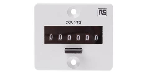 RS PRO Impulse Counter Counter 6 Digit 10Hz 24 V Dc RS Components Indonesia