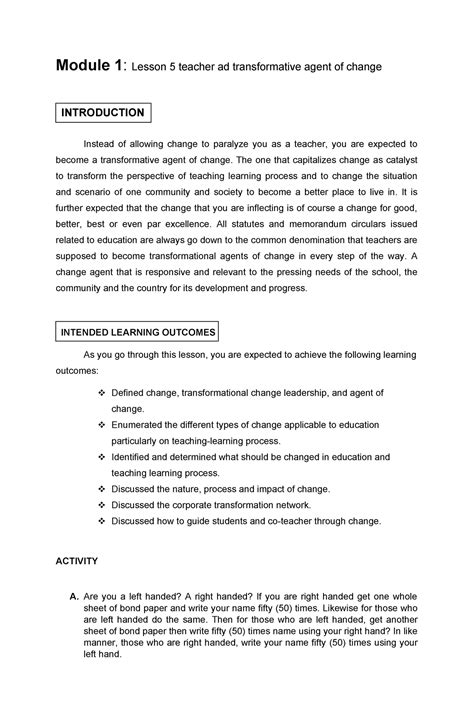 Module 1 Lesson 5 Guide Introduction Module 1 Lesson 5 Teacher Ad