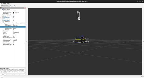 ros2 pointcloud visualization issue with pointcloudxyz node in depth