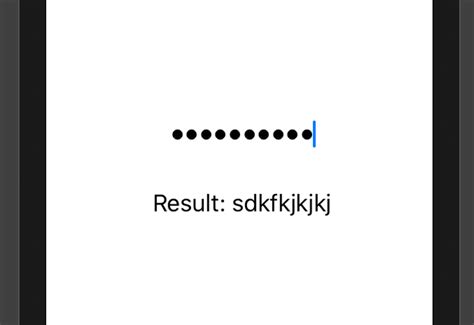 Securefield In Swiftui Securefield In Swiftui Is A Control By