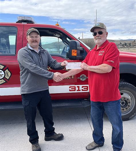 Elks Disperse Funds To Volunteer Fire Departments Lake County Leader