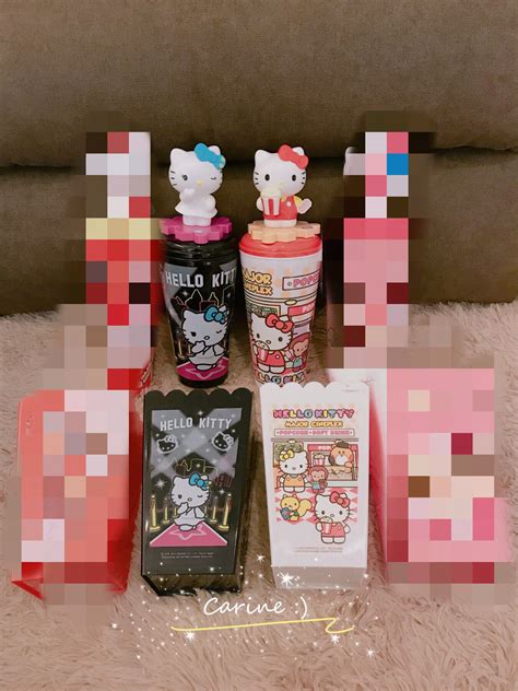 Hello Kitty Popcorn Bucket Bottle Set Everything Else Others On