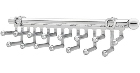 Rev A Shelf CTR 14 CR Classic Closet 13 7 8 Sliding Tie Rack For Custom Closet Systems Build Com