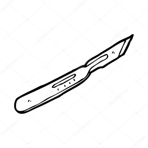 Cartoon Scalpel — Stock Vector © Lineartestpilot 20073367
