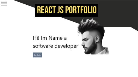 Portfolio Con React Js Y Tailwind Css Desde 0 Diseño Minimalista Y Simple Parte 1 Youtube