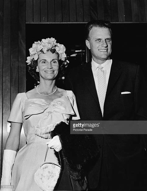 American Evangelist Preacher Billy Graham And His Chinese Born Wife