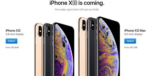 Apple Iphone Xs Iphone Xs Max And Iphone Xr Could Start From Rm3699