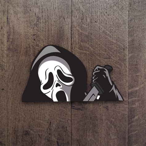 Ghostface Peeker Decal Redline Designtv