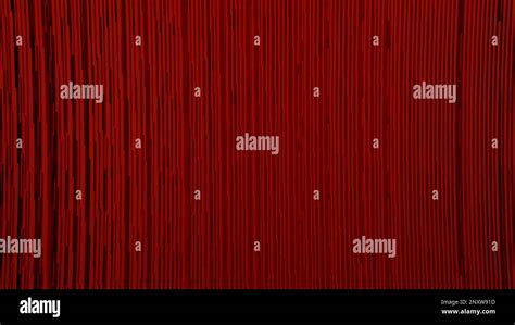 Narrow Red Flowing Strings Or Fibres Moving Into The Same Direction