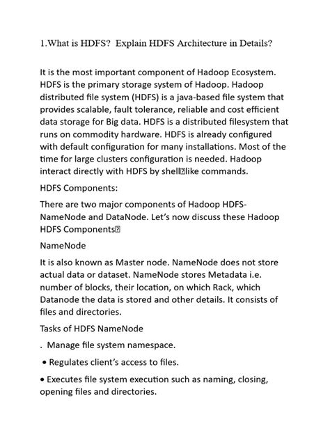 Unit 2 Notes Bda Pdf Apache Hadoop Map Reduce