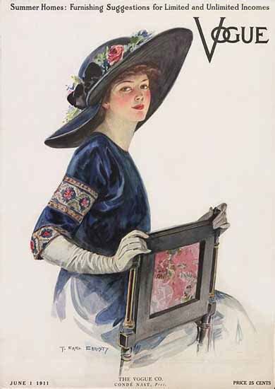 F Earl Christy Vogue Cover 1911 06 01 Copyright Sex Appeal Mad Men Art Vintage Ad Art Collection