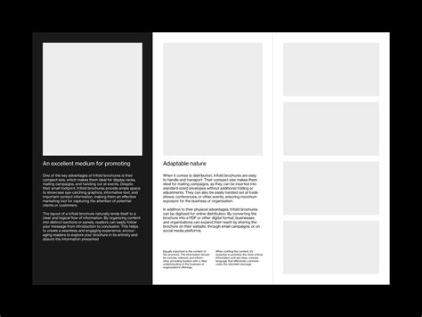 Stephen Kelman A4 Trifold Brochure Grid System For Indesign