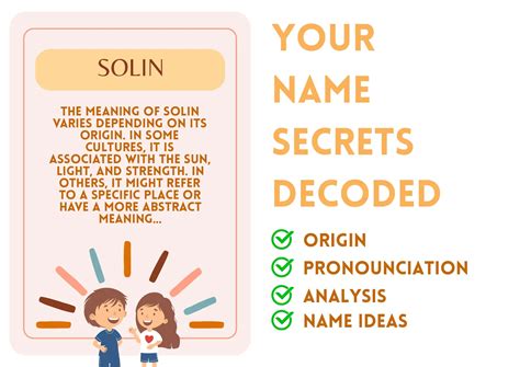 Solin Name Meaning And Pronunciation