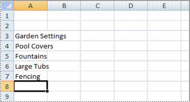 Excel Lesson Page