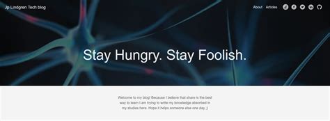 About Jp Lindgren Tech Blog