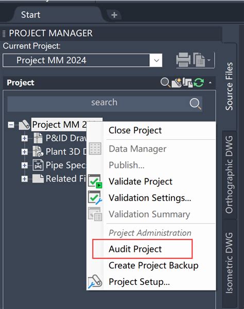 Database Disk Image Is Malformed When Opening A Project Or Spec In Autocad Plant 3d