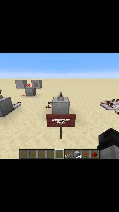 Comparator Clock Redstone Clocks Minecraft Tutorial Preview Minecraft Redstone Shorts