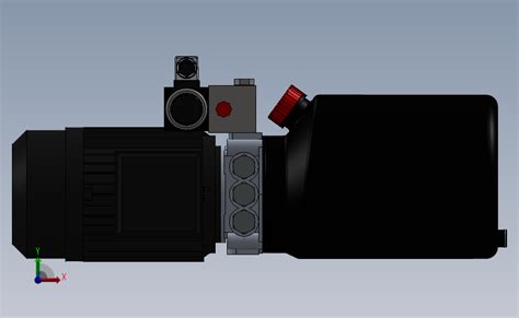 小型液压动力单元 SOLIDWORKS 2012 模型图纸下载 懒石网
