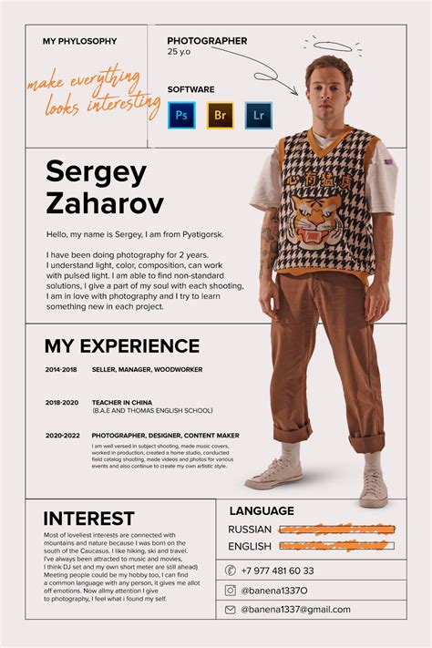 Cvresume Graphic Design Resume Graphic Design Cv Resume Design Creative