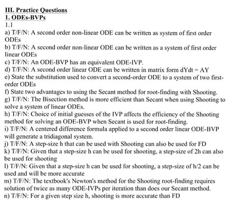 Solved Tfn A Second Order Non Linear Ode Can Be Written