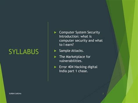 Computer System Security