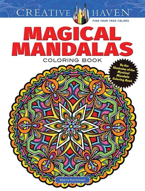Dover Farms Adult Coloring Books Magical Mandalas Coloring Book