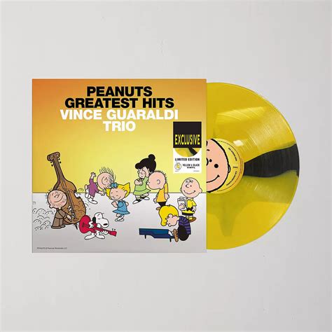 Vince Guaraldi Trio Peanuts Greatest Hits Exclusive Black And Yellow L