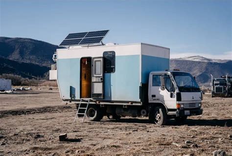 Man Builds Tiny Home With Ingenious Layout On Flatbed Truck Living In