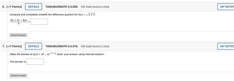 Solved Compute And Completely Simplify The Difference Chegg Com