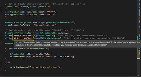 To Select Autocad Plant 3d Specific Objects Autodesk Community