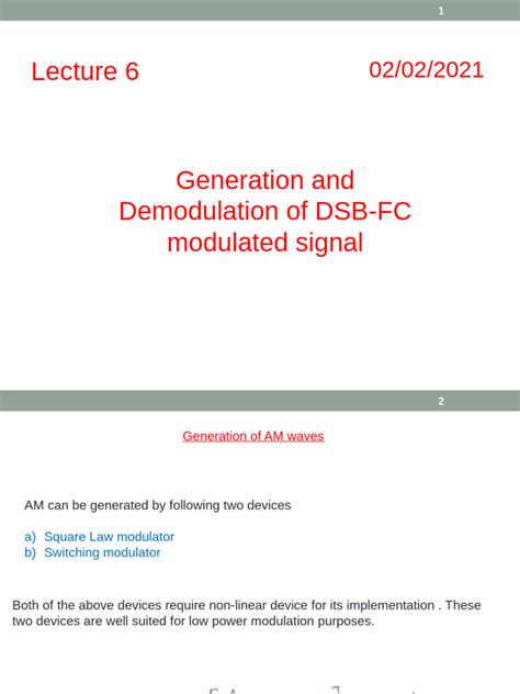 Adc Lecture 06 Pdf Detector Radio Modulation