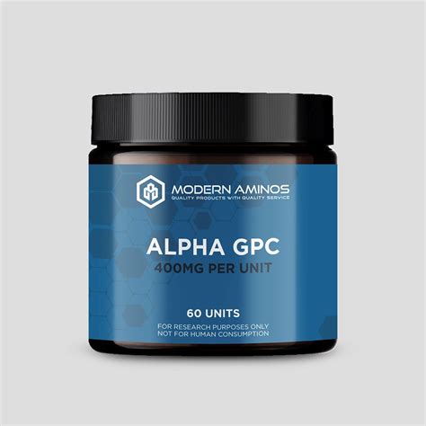 Alpha Gpc 400mg Modern Aminos