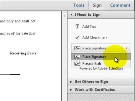 How To Add A Signature In Adobe Reader Steps With Pictures