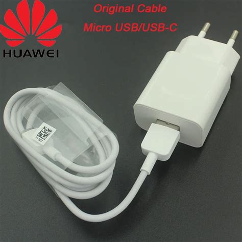 Original HUAWEI Micro USB TYPE C Supercharge Cable V A Charger For P P Lite P P Plus S